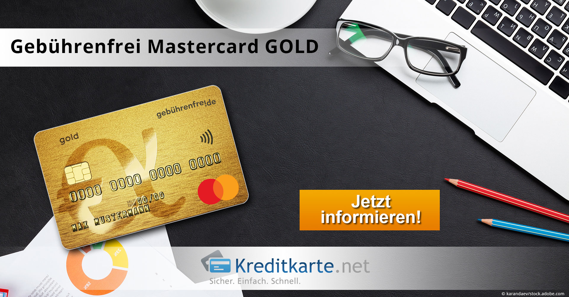 Gebührenfrei MasterCard Gold Kreditkarte im Test